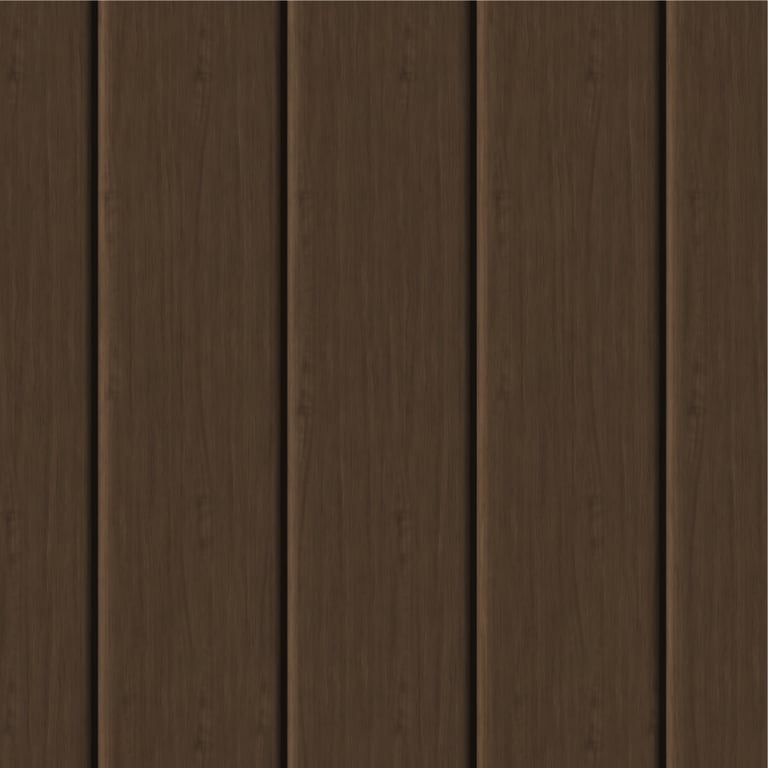 Cladding Aluminium Knotwood Traditional Vertical 150flat